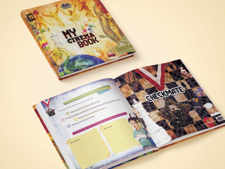 School Cinema | Workbook Design | A Brand New Story